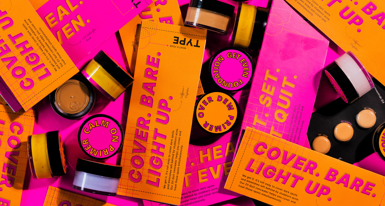 SPF & Sweat-Proof Face Foundation Sample Sets | Type Beauty